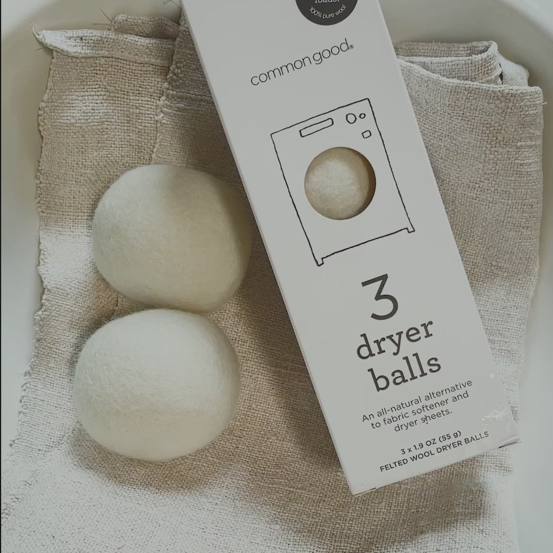 Chemical Free Dryer Balls Common Good